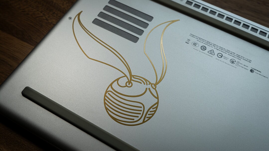 Golden Snitch Harry Potter Quidditch Ball Filled Sticker Decal - Etsy