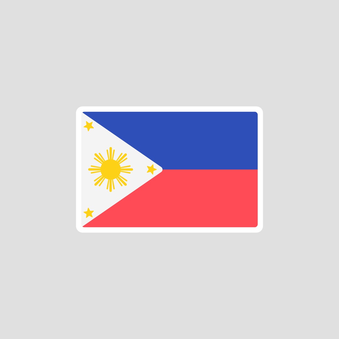 Philippines Flag Sticker - Etsy