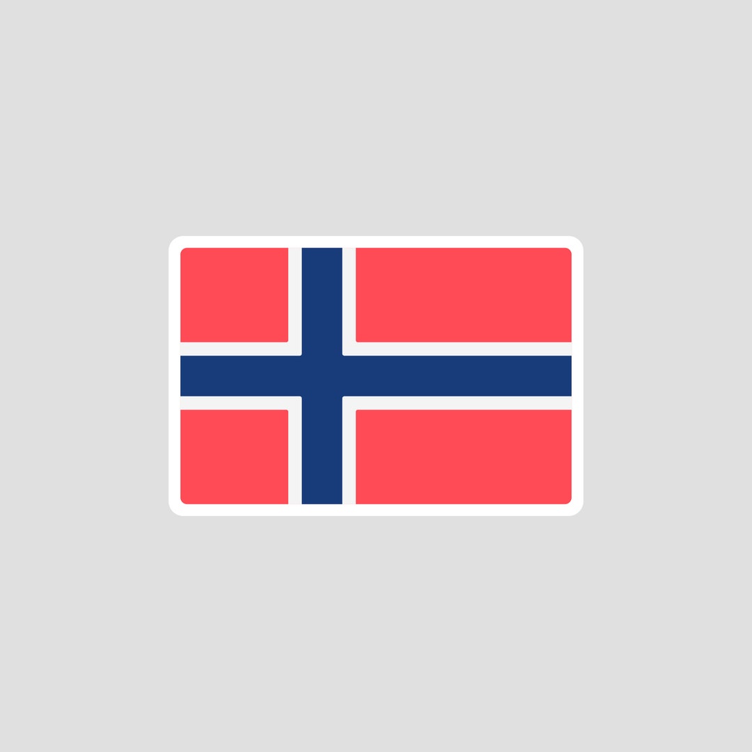 Norway Flag Sticker - Etsy