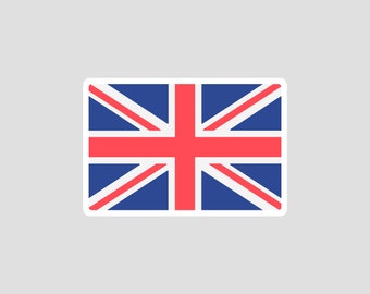 United Kingdom Flag Sticker Decal / United Kingdom of Great - Etsy