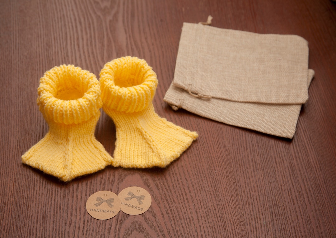 Knitted Duck Feet Baby Booties: Wool Acrylic Blend, Funny Costume ...