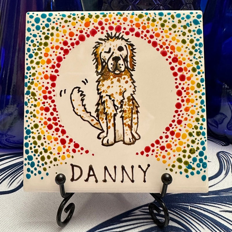 Dog Tile - Etsy