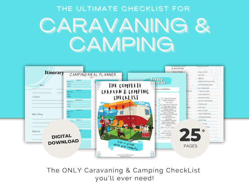 The Ultimate Printable Caravan & Camping 25 Page Checklist Package - Etsy