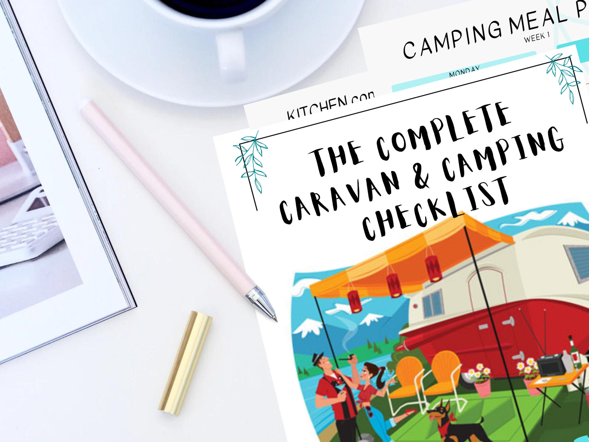 The Ultimate Printable Caravan & Camping 25+ Page Checklist Package ...