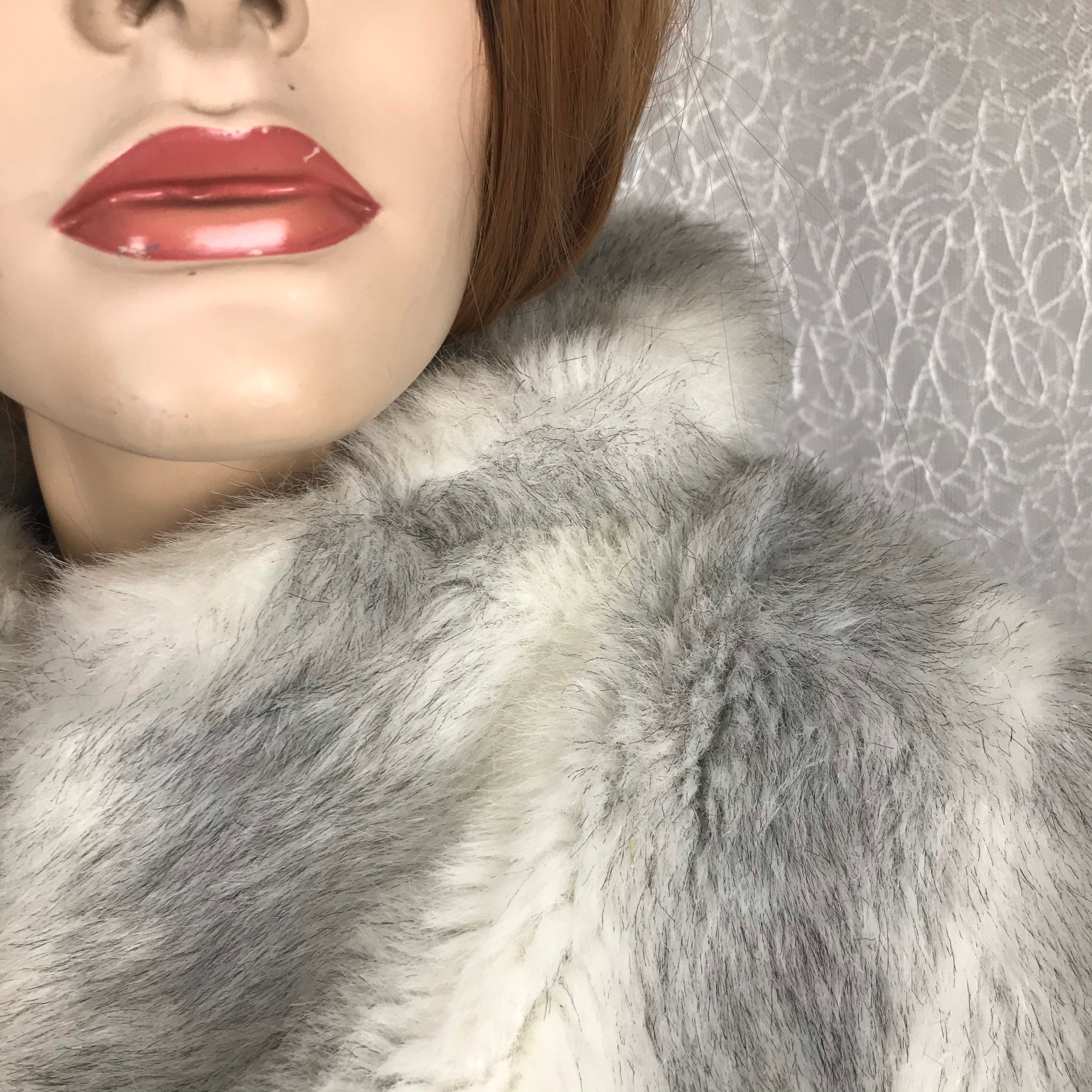 1970s Monlana Melbourne label Modacrylic Fur stripe/panel Jacket - Etsy 日本