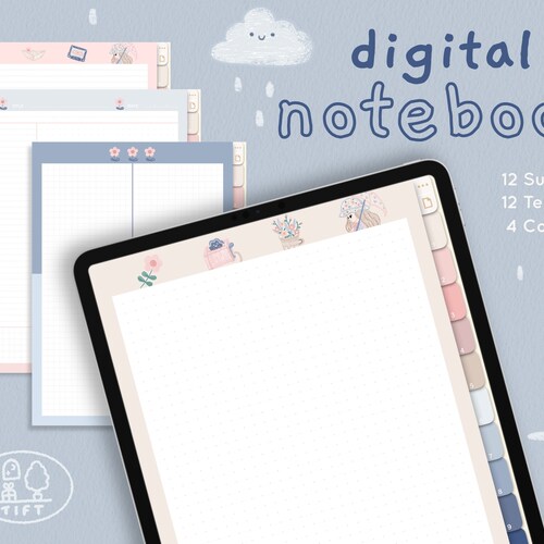 Digital Note Taking Goodnotes Notability Template Nursing - Etsy