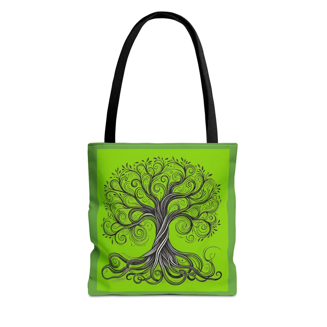 Rooted Serenity Tote Bag , Tree of Life Design for Mindful Living - Etsy