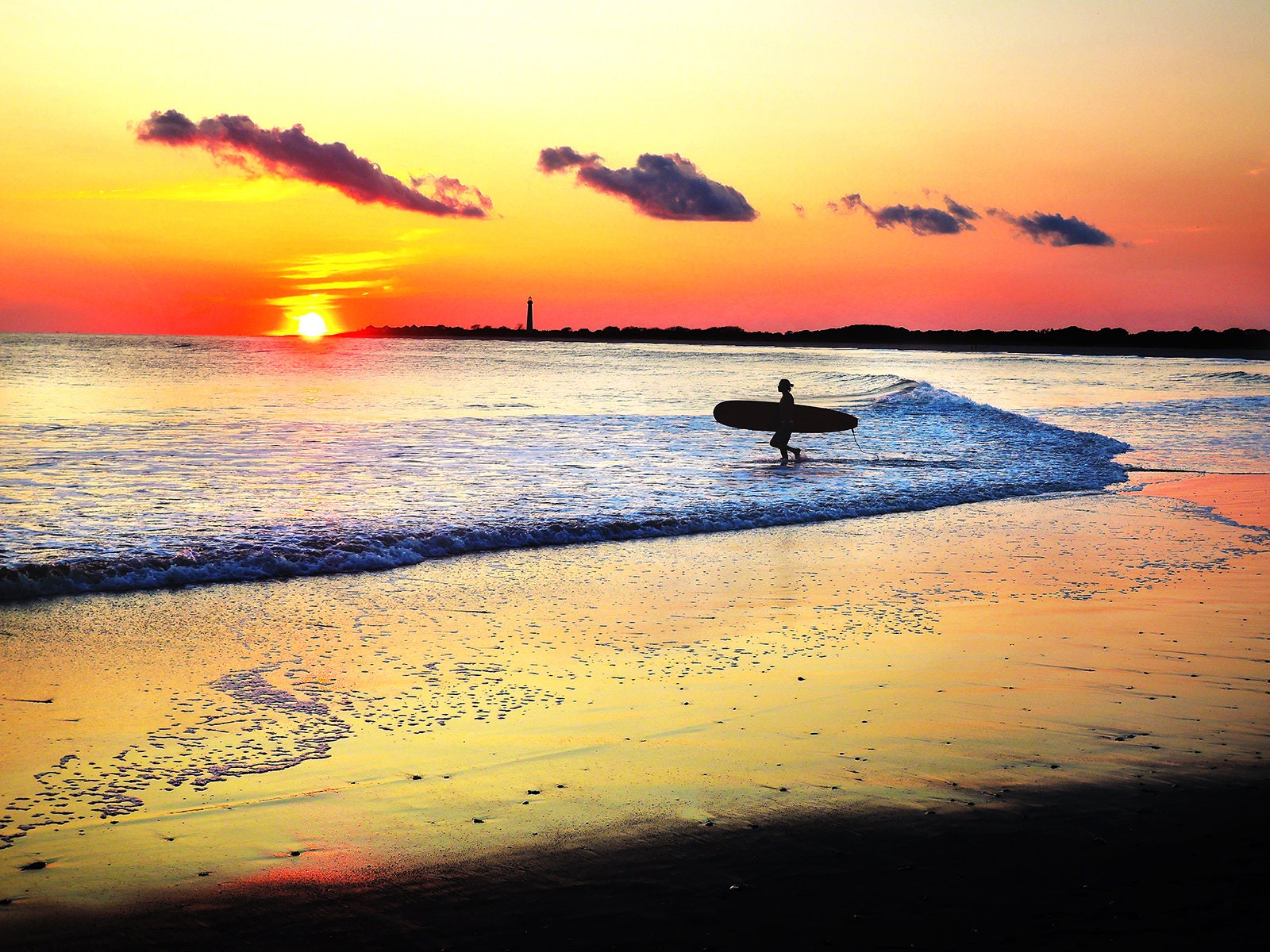 Surfing Photography Sunset