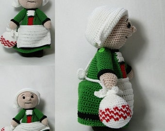 Patron tutoriel Crochet Bécassine-poupée-Amigurumi Français English ...
