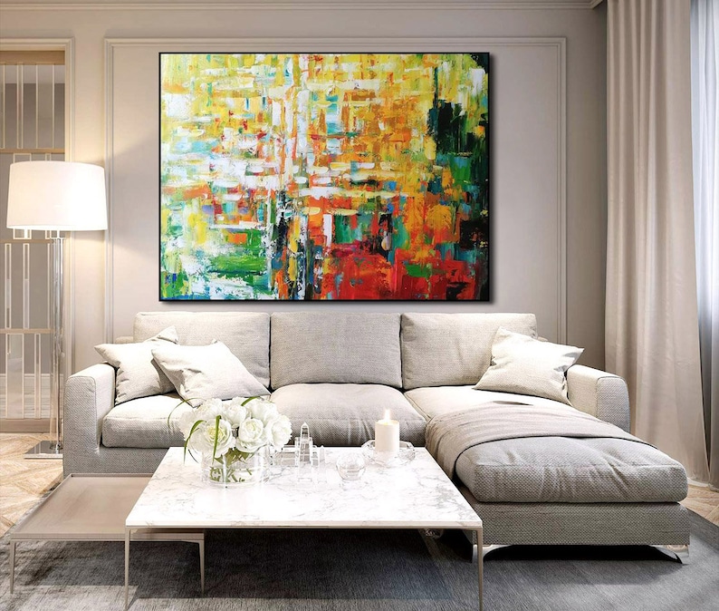 Original Large Painting, Contemporary Art, Abstract Painting, Extra ...