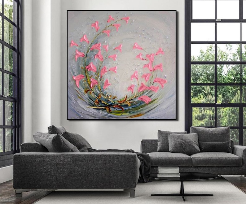 Extra Large Canvas Wall Art, Original Large Painting, Contemporary ...