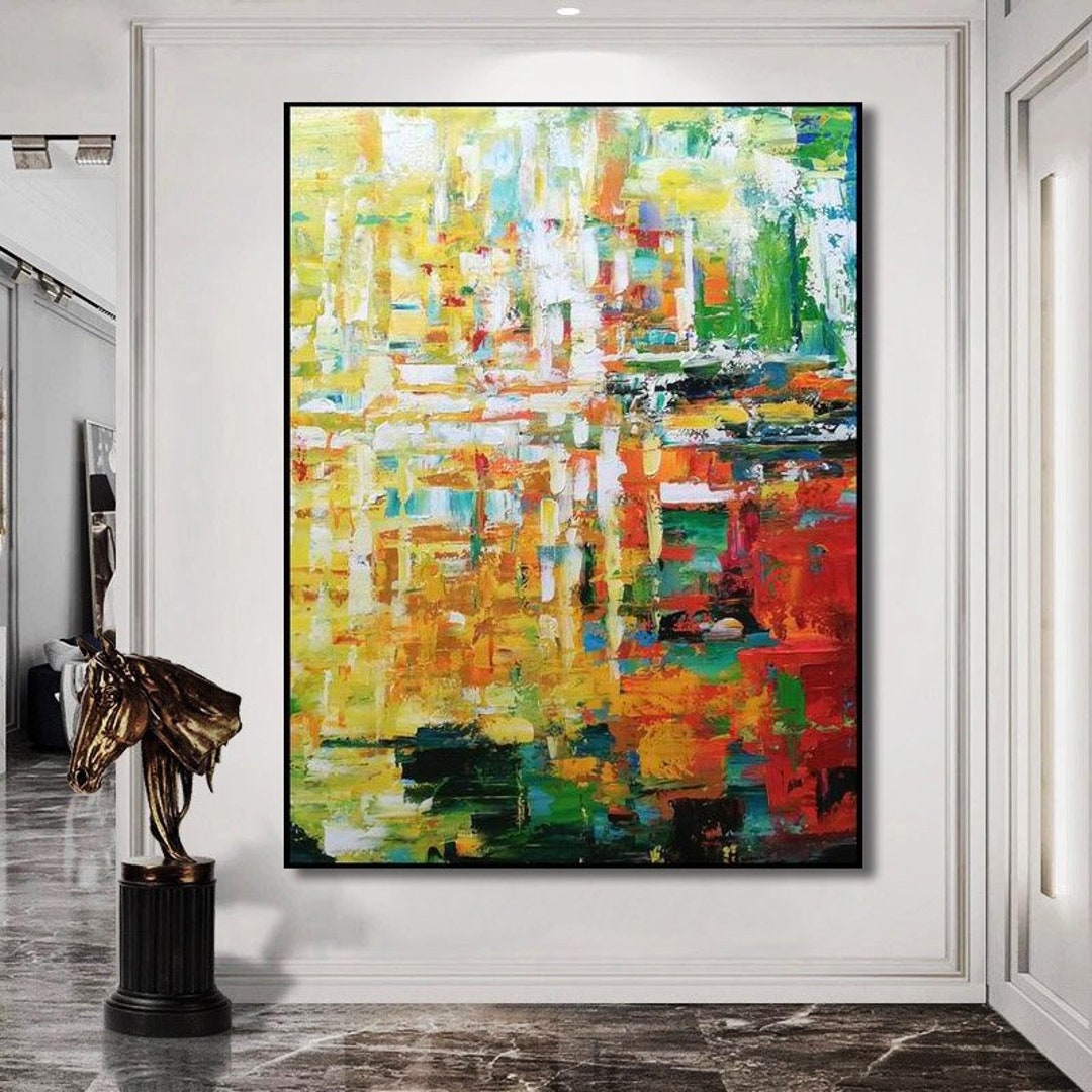 Extra Large Painting, Hand Painted Texture Abstract Art, Original Large ...