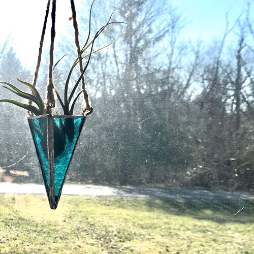 Beveled Air Plant Dangler Hanging Prism Rainbow Maker - Etsy