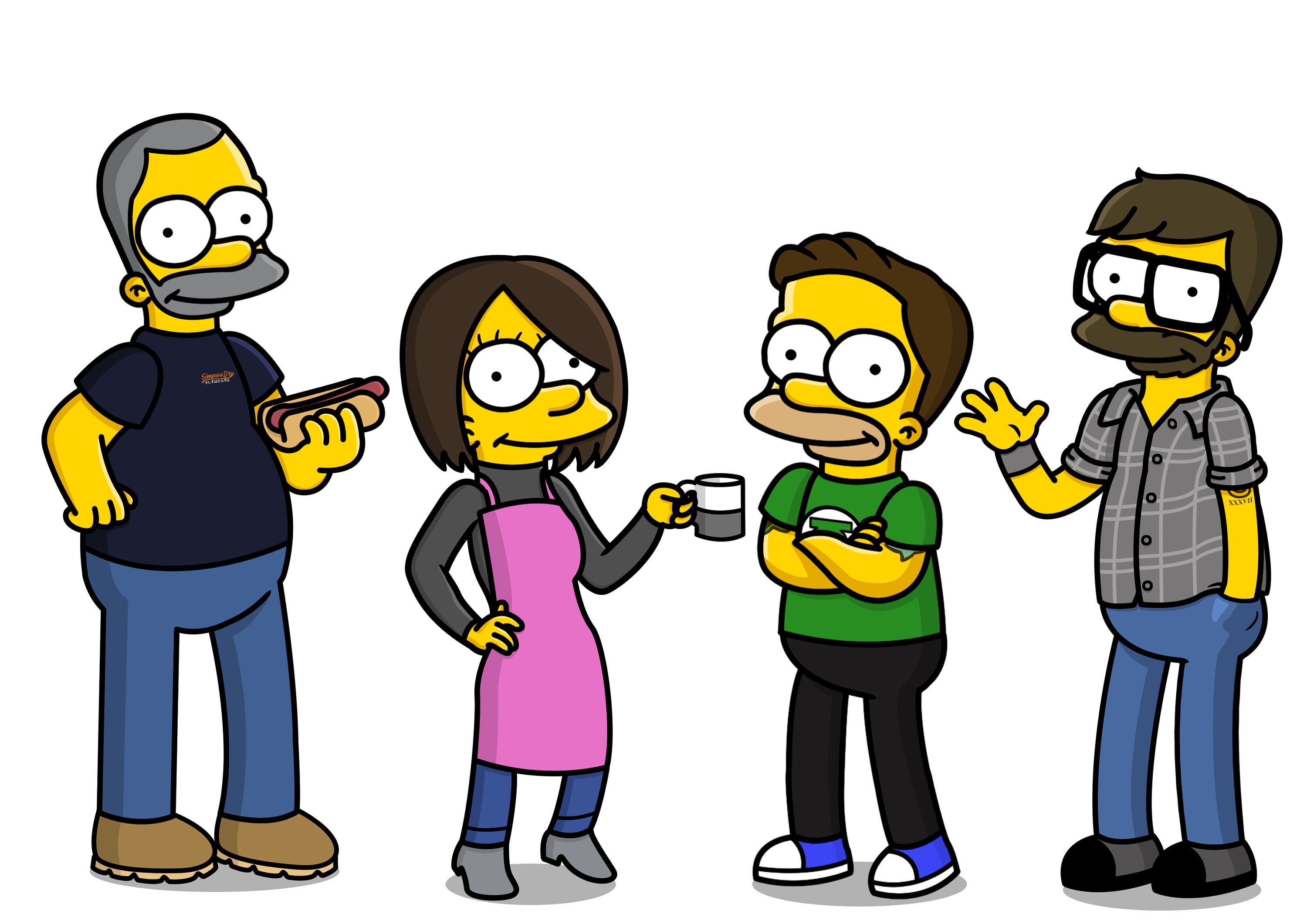 Simpsons Custom Portraits - Etsy