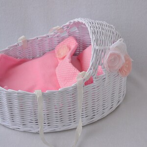 4, 6, 8, 10, 12, 14, 16, 18, 20, 22, 24, 26 or 28 Doll Bed With Bedding ...