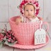 Wicker Basket Newborn Props Basket for Silicone Reborn Baby Cup Basket ...