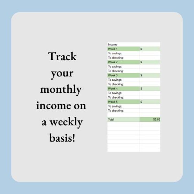 Google Sheets Monthly Budget Planner - Instant Digital Download Expense ...