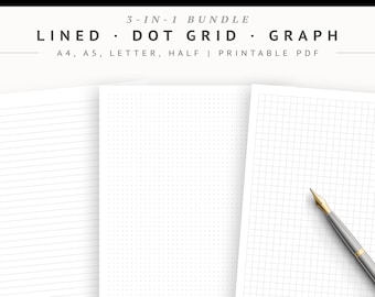 Printable Lecture Notes Print at Home College Student Lined - Etsy