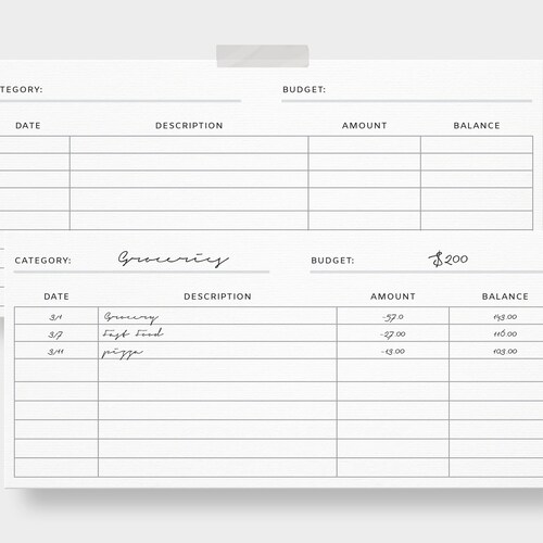Cash Envelope System Labels Template Dave Ramsey Cash - Etsy Cash Envelope System Labels Template Dave Ramsey Cash - Etsy