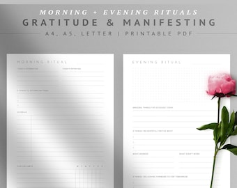 Daily Rituals Kit / Night Ritual Morning Ritual Journal - Etsy