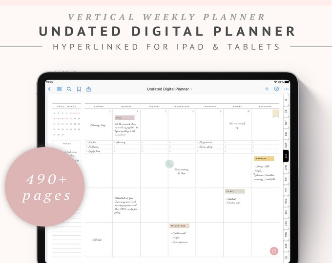Chic Minimalist Elegant Planners & by YoursTrulyPrintables on Etsy