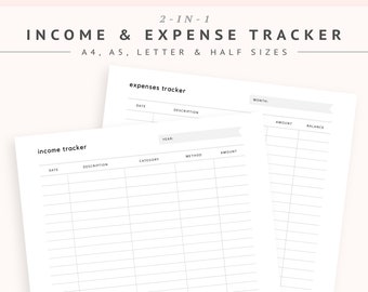 20 Finance Budget Planner A5 Inserts Printable Bundle, Money Savings ...