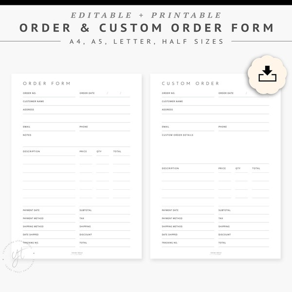 Custom Receipt Books - Etsy