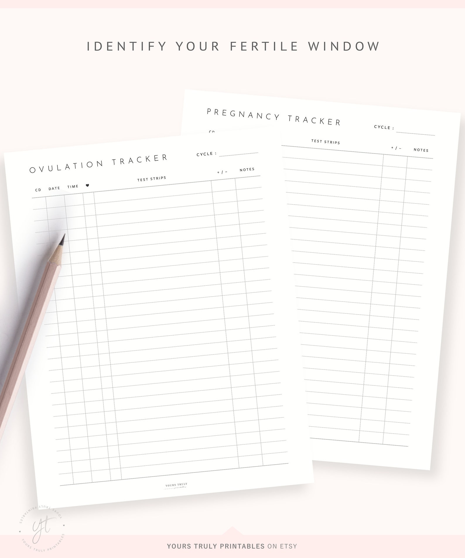 Printable Fertility Journal Trying to Conceive Planner - Etsy