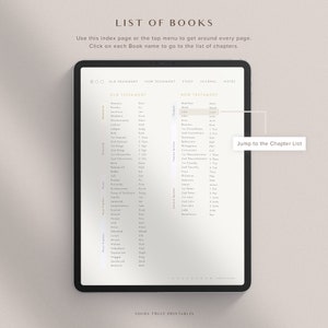 Digital Journaling Bible KJV Large Font Dotted Portrait Hyperlinked ...