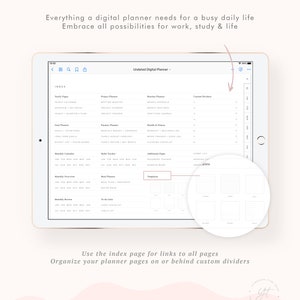 Digital Life Planner Undated Digital Planner Goodnotes - Etsy