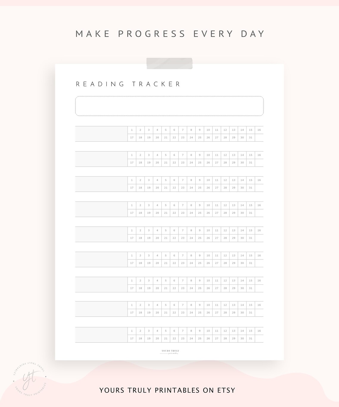 Editable Reading Journal Daily Reading Log With Summary | Etsy UK