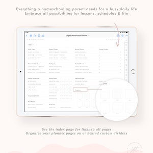 Digital Homeschool Planner January Start | Undated Weekly Lesson ...