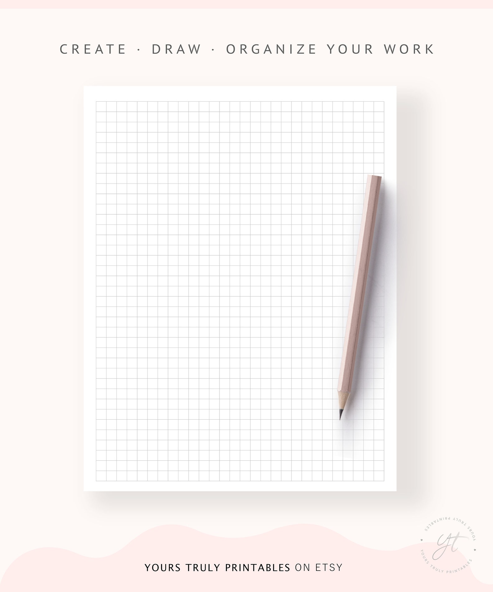 Printable Notebook Paper Templates – Dotted Grid, Graph Paper, Lined ...