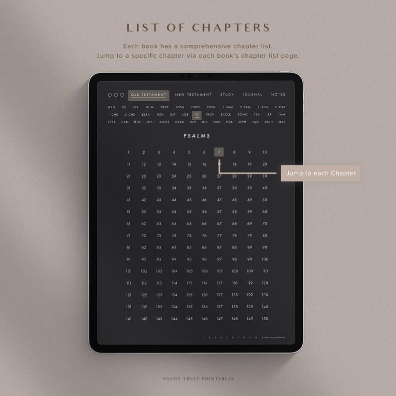 Digital Journaling Bible – KJV Red Letter Dark Mode – Large Font ...