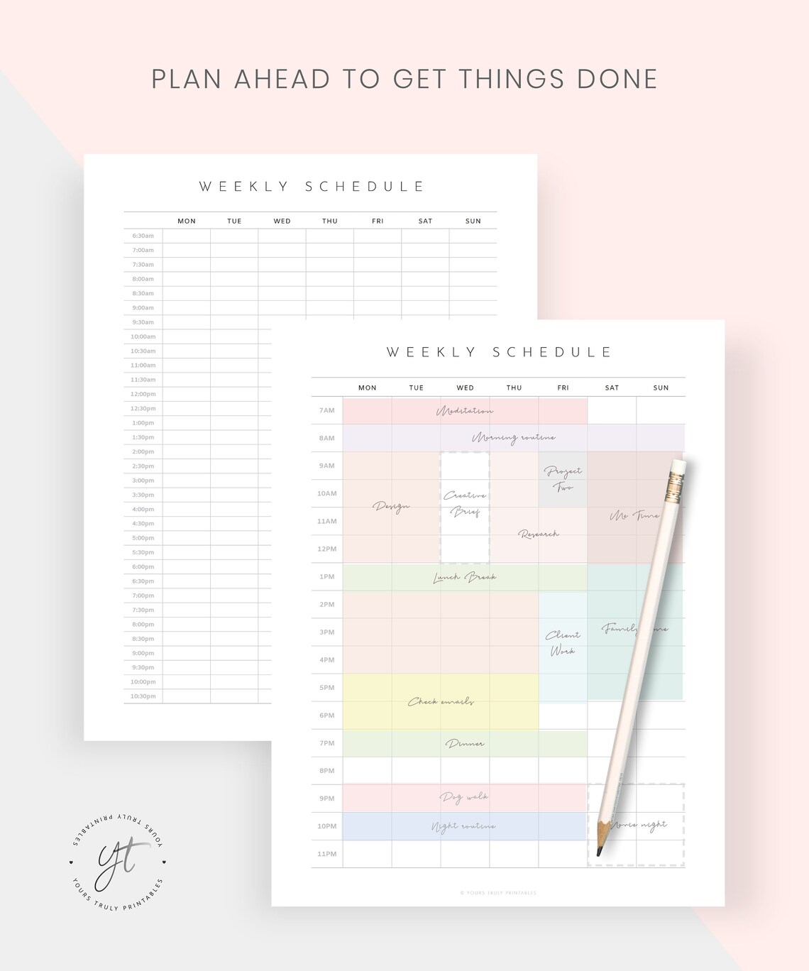 Weekly Planner Printable Kit 14 Weekly Planners Weekly to Do | Etsy