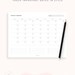 Bill Payment Calendar Printable, Financial Calendar, Bill Pay Schedule ...