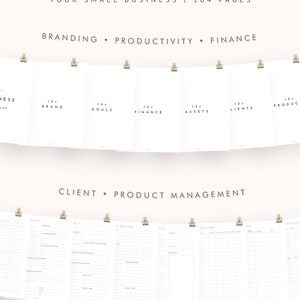 Small Business Planner Printable Template, Online Business Planner ...