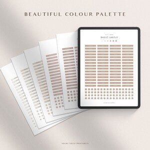 Neutral Label Digital Stickers - Goodnotes Sticker Book, Everyday ...