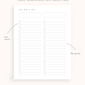Editable to Do List Bundle, Printable Weekly to Do List, Minimalist ...