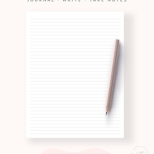 Printable Notebook Paper Templates – Dotted Grid, Graph Paper, Lined ...