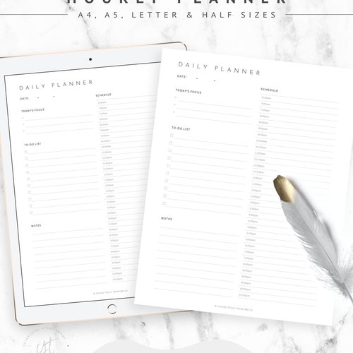 Editable Daily Planner Printable Daily to Do List Day - Etsy