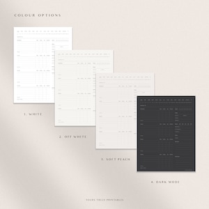 Digital Daily Food Diary, Goodnotes Food Journal, Calorie Tracker ...