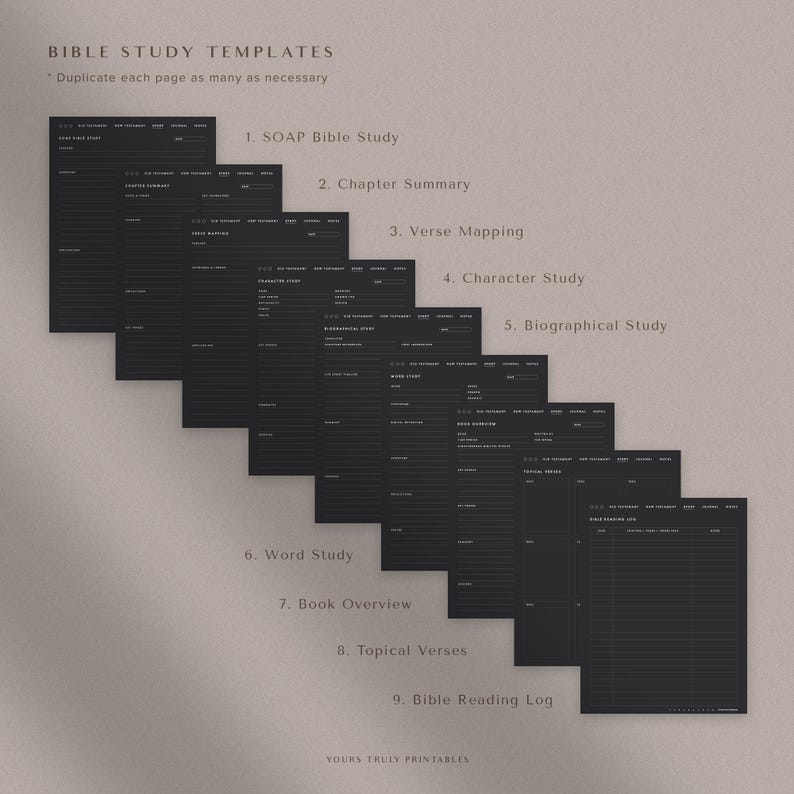 Digital Journaling Bible – KJV Red Letter Dark Mode – Large Font ...