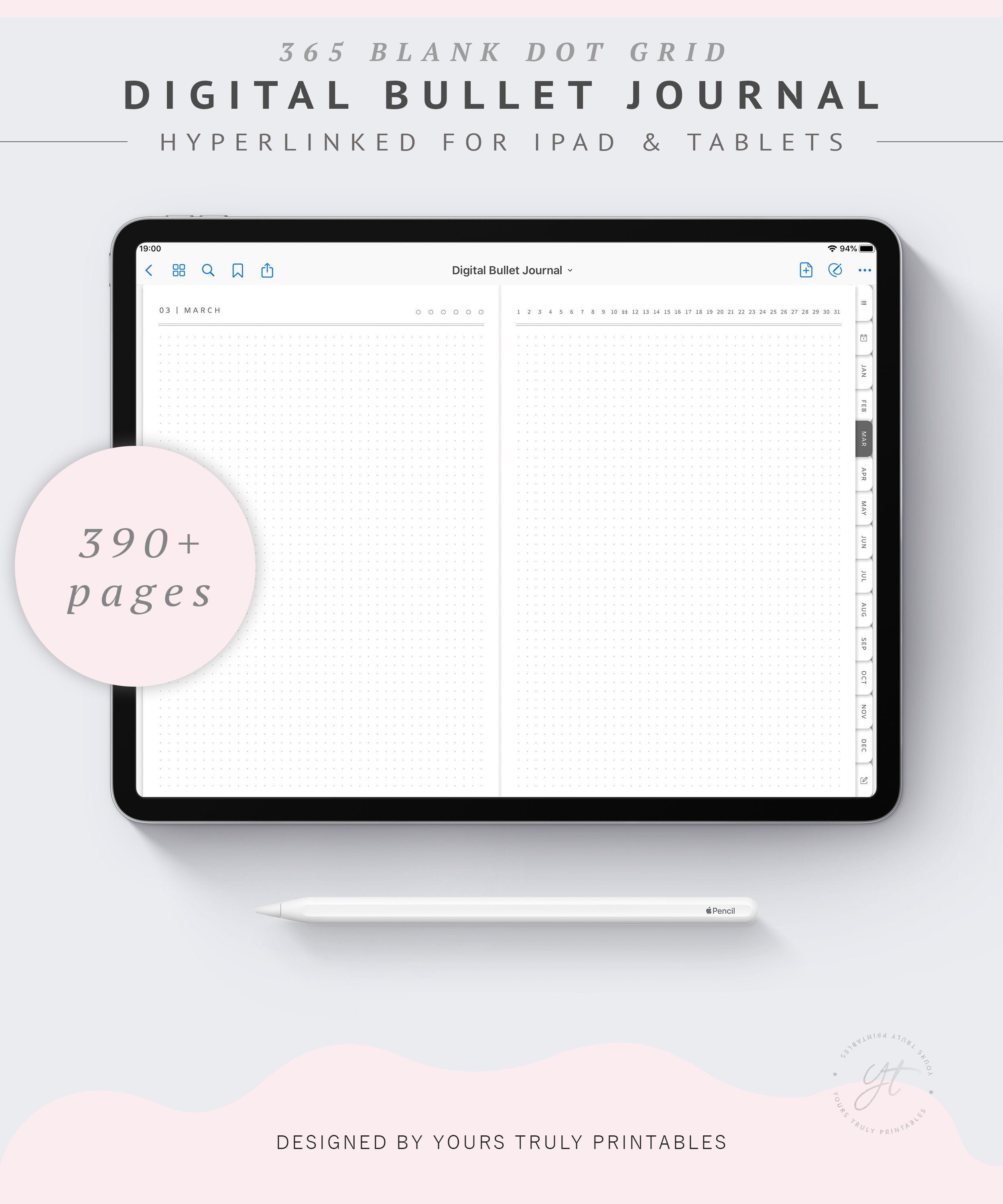 Bullet Journal Goodnotes Template Free FREE PRINTABLE TEMPLATES