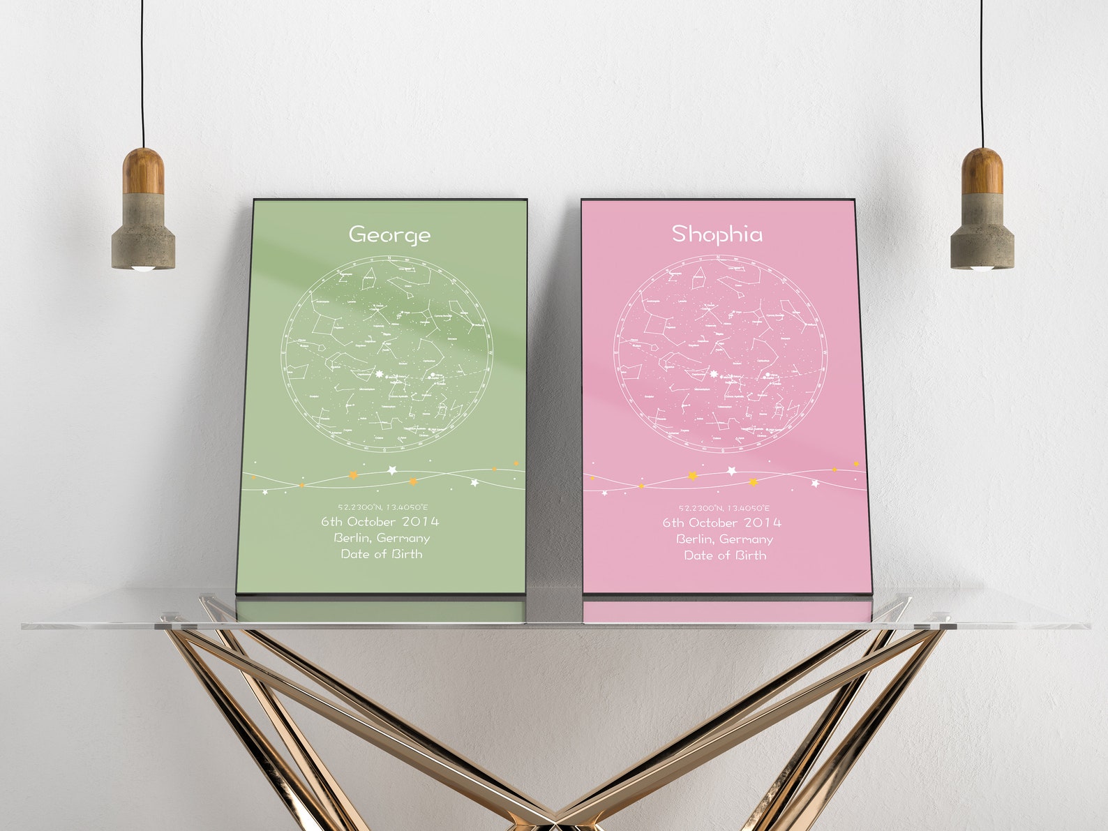 Custom Star Map, Custom Sky Map, Kids Star Map, Personalized Sky Map ...