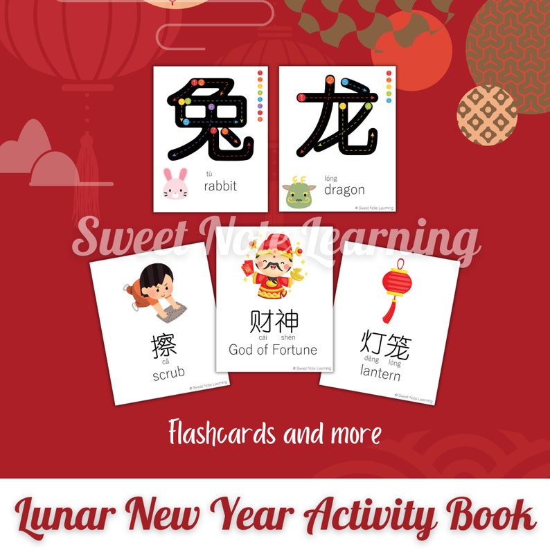 Chinese New Year Activity Book [mandarin] – Printable Worksheets With ...