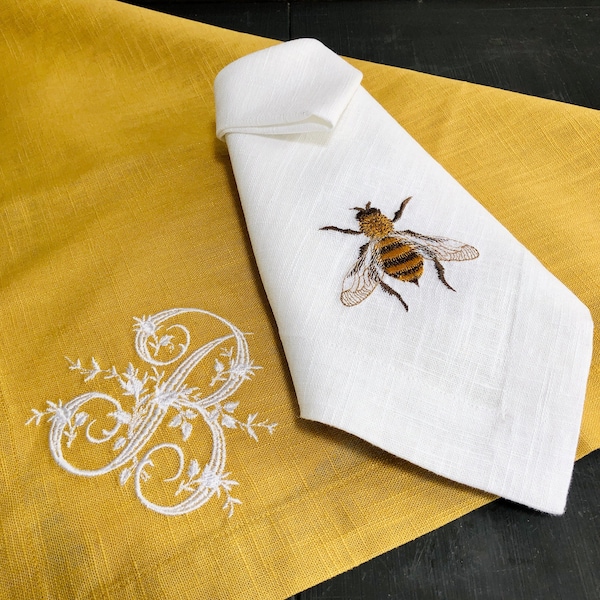 Bee Napkins - Etsy
