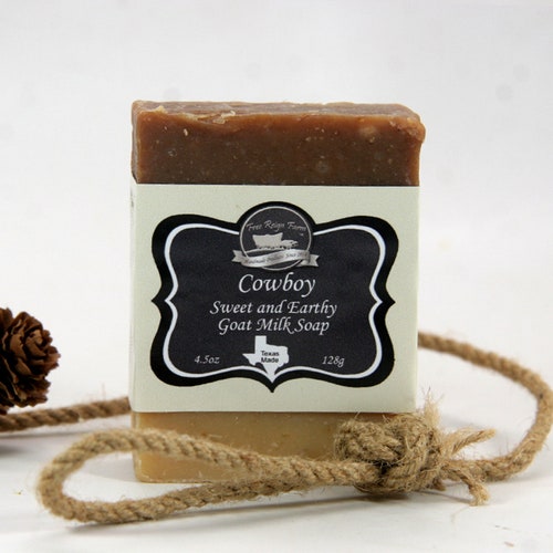 Cowboy Goat Milk Soap Mens Soap Man Soap Goat Milk Soap for - Etsy