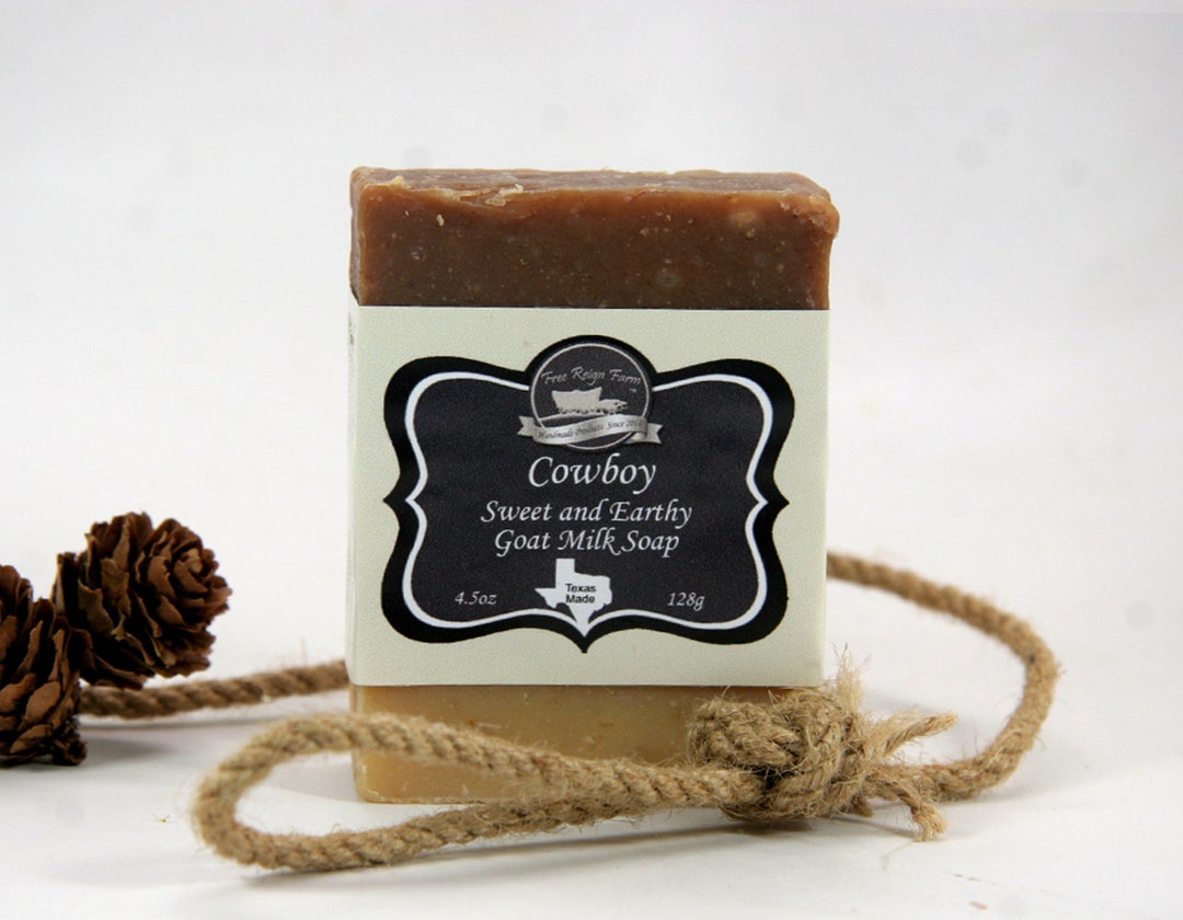 Cowboy Goat Milk Soap, Mens Soap, Man Soap, Goat Milk Soap for Men ...