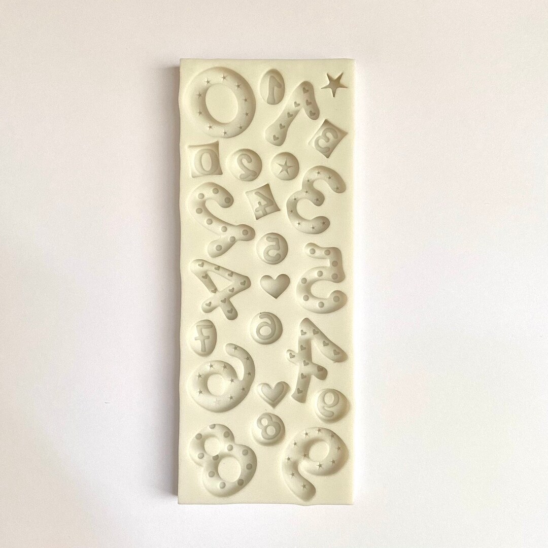 FUN NUMBERS MOLD, Birthday Cake Decoration, Numbers Variety Chocolate ...